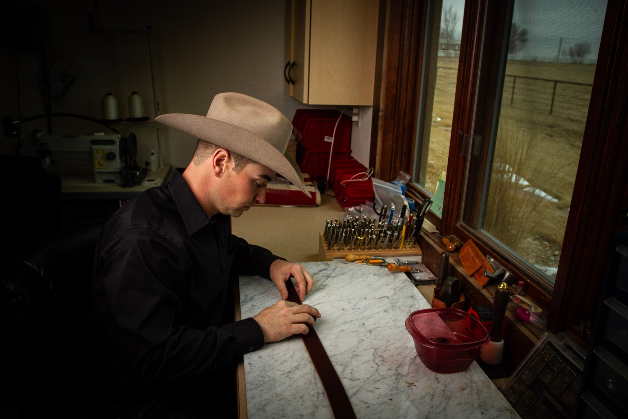 Designing the Perfect Leather Crafting Workspace – Texas Saddlery Designing the Perfect Leather Crafting Workspace – Texas Saddlery